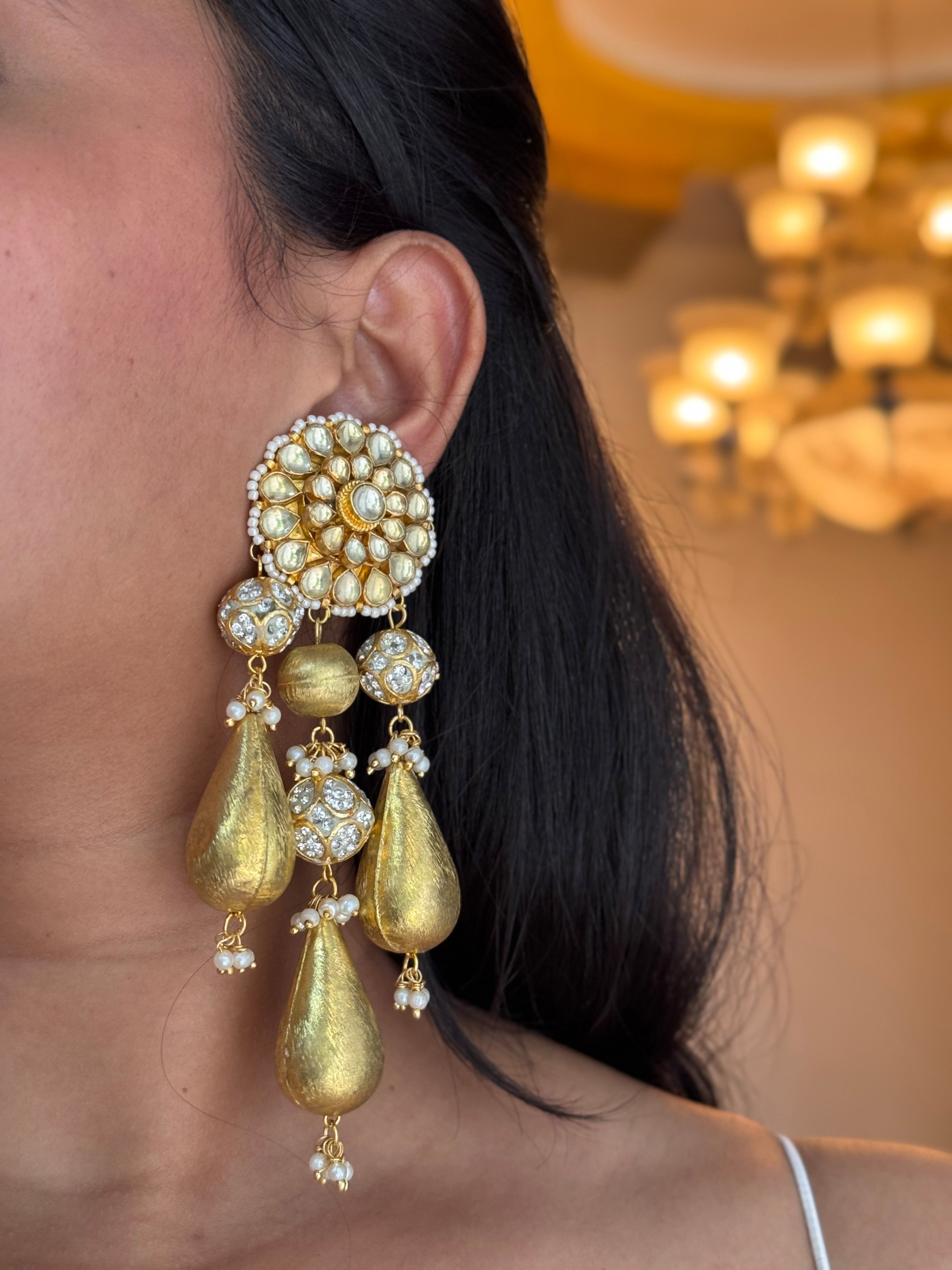Pushp Statements Earrings Ghani Phutri Pushp Statements Earrings Ghani Phutri