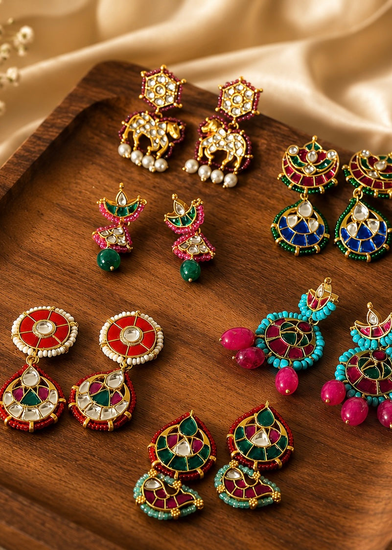 Mini Panchi Earrings – Ghani Phutri